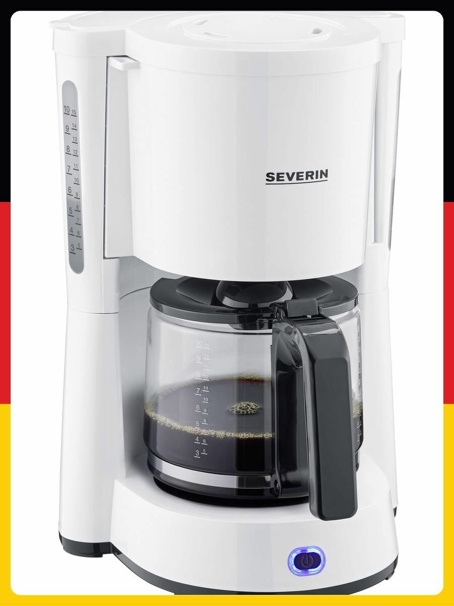Кофеварка Severin Type White Вместимость: 10 чашек