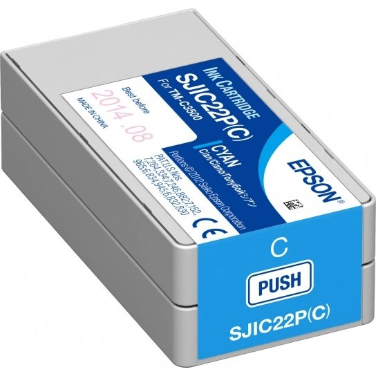 Epson C33S020602 Epson SJIC22P(C): INK CARTRIDGE FOR TM-C3500