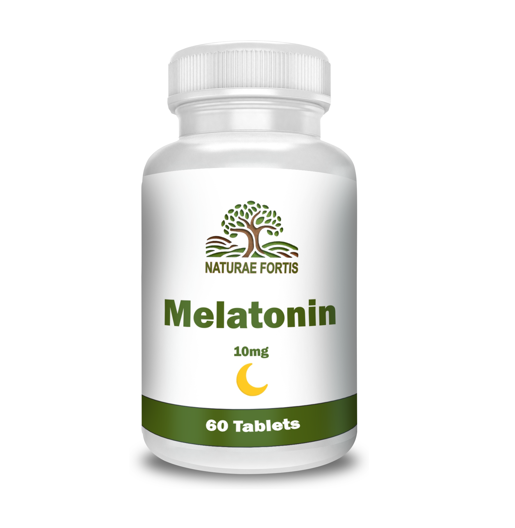 Naturae Fortis, Мелатонин, 10 мг, для поддержки здорового сна, 60 таблеток