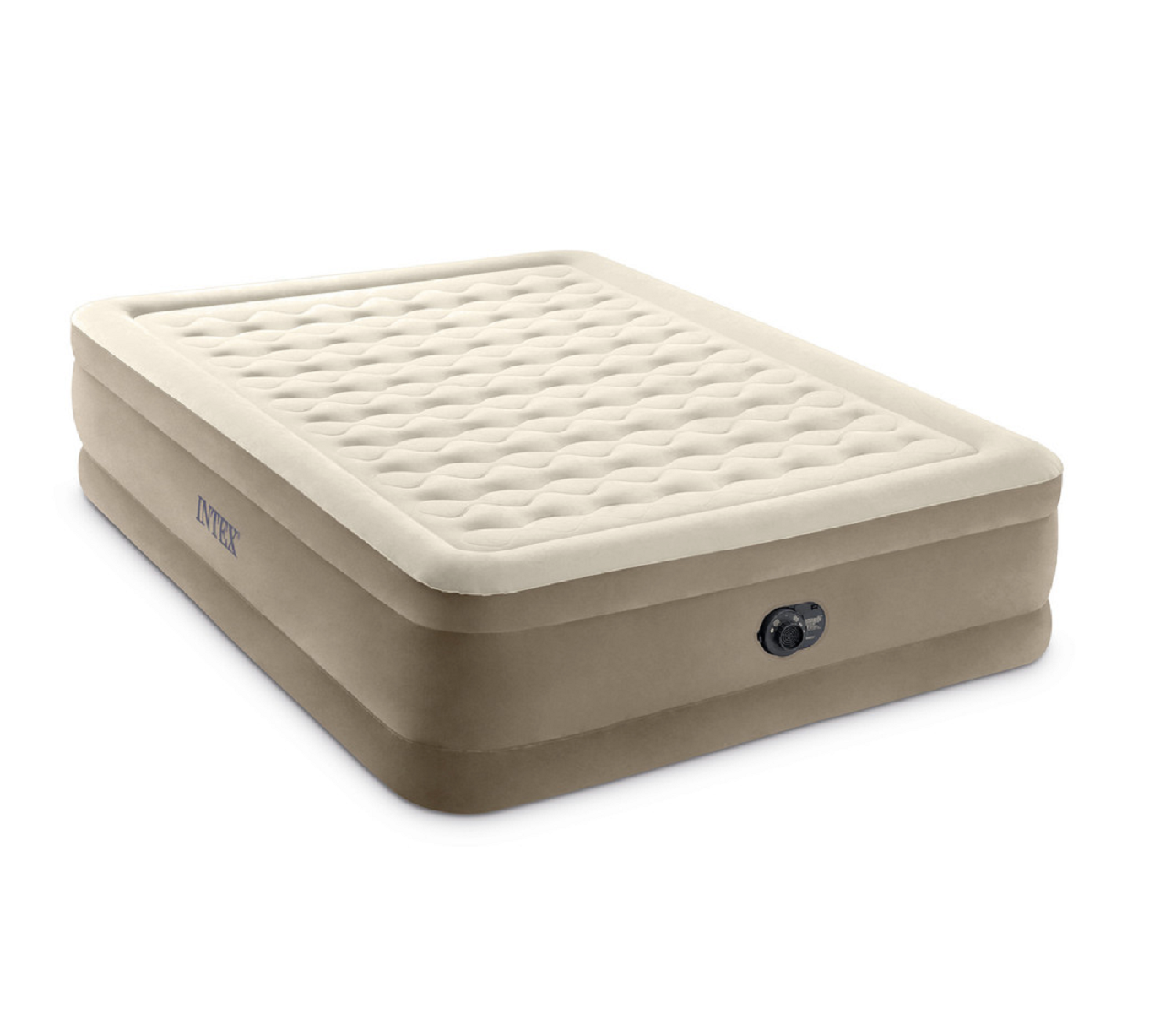 Надувная кровать двуспальная для сна с насосом 220В (152х203х46см) Intex 64428