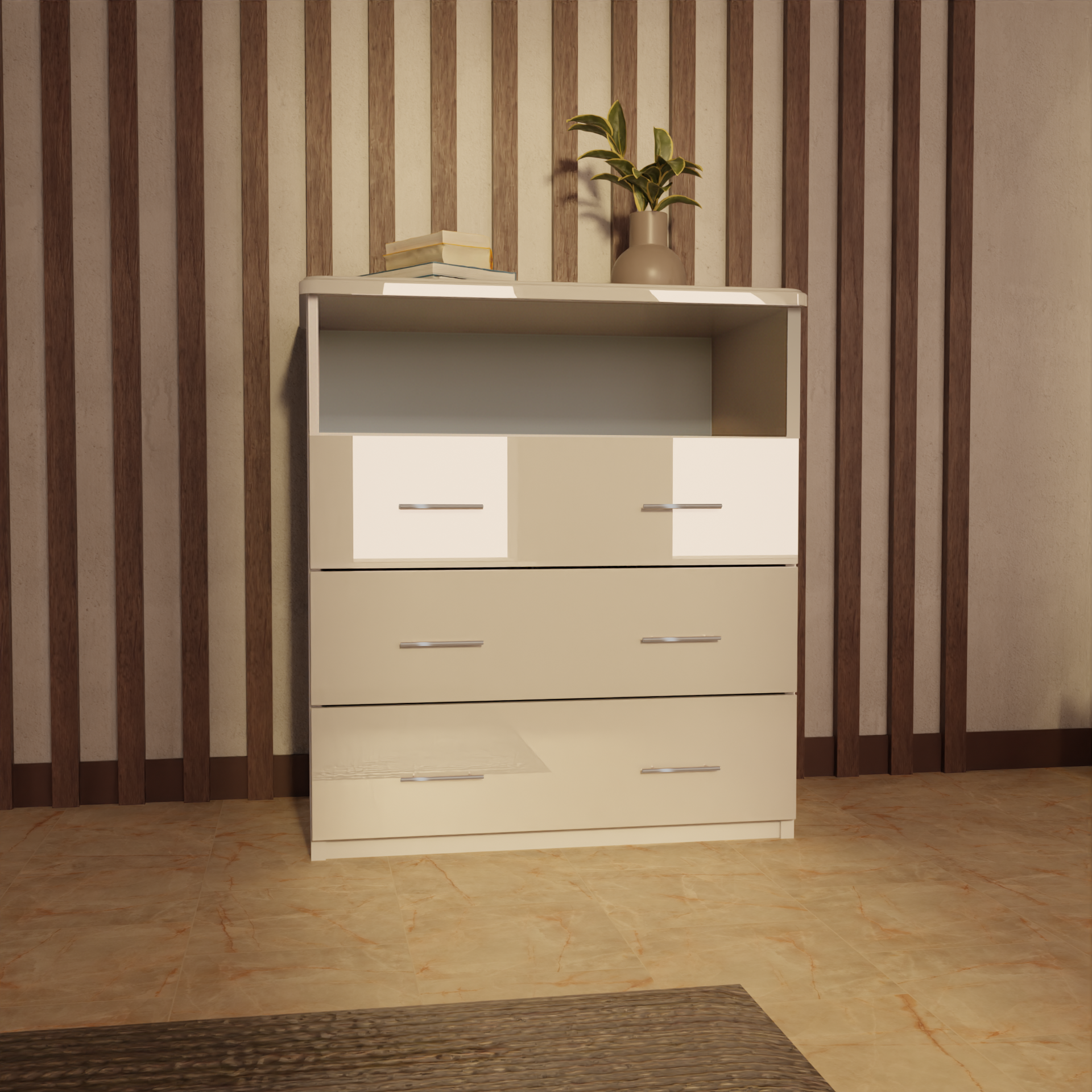 Комод 900-3 МДФ Марта