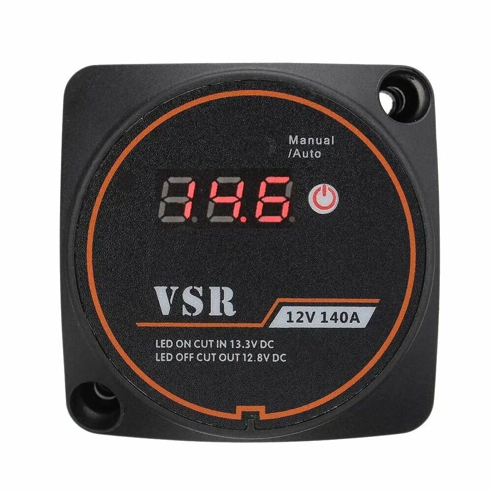 Напряжение чувствительное реле раздельного заряда цифровой дисплей VSR 12 В 140 А для автомобиля RV яхты интеллектуальный изолятор аккумулятора