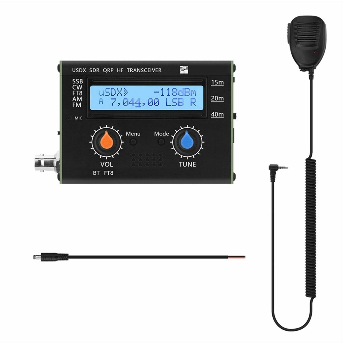 USDX SDR QRP трансивер QCX-SSB - SSB КВ трансивер USDX-FT8