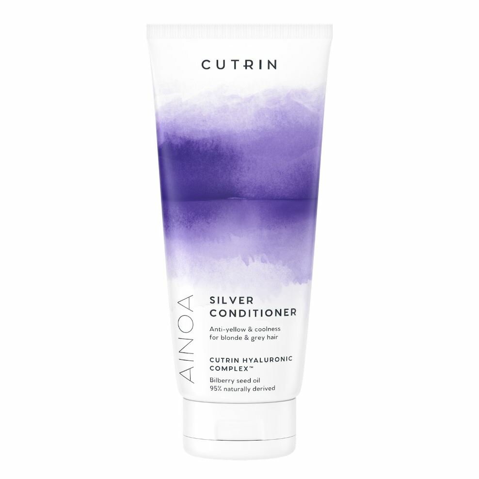 Кондиционер Cutrin Ainoa Silver для светлых, обесцвеченных или седых волос, 200 мл