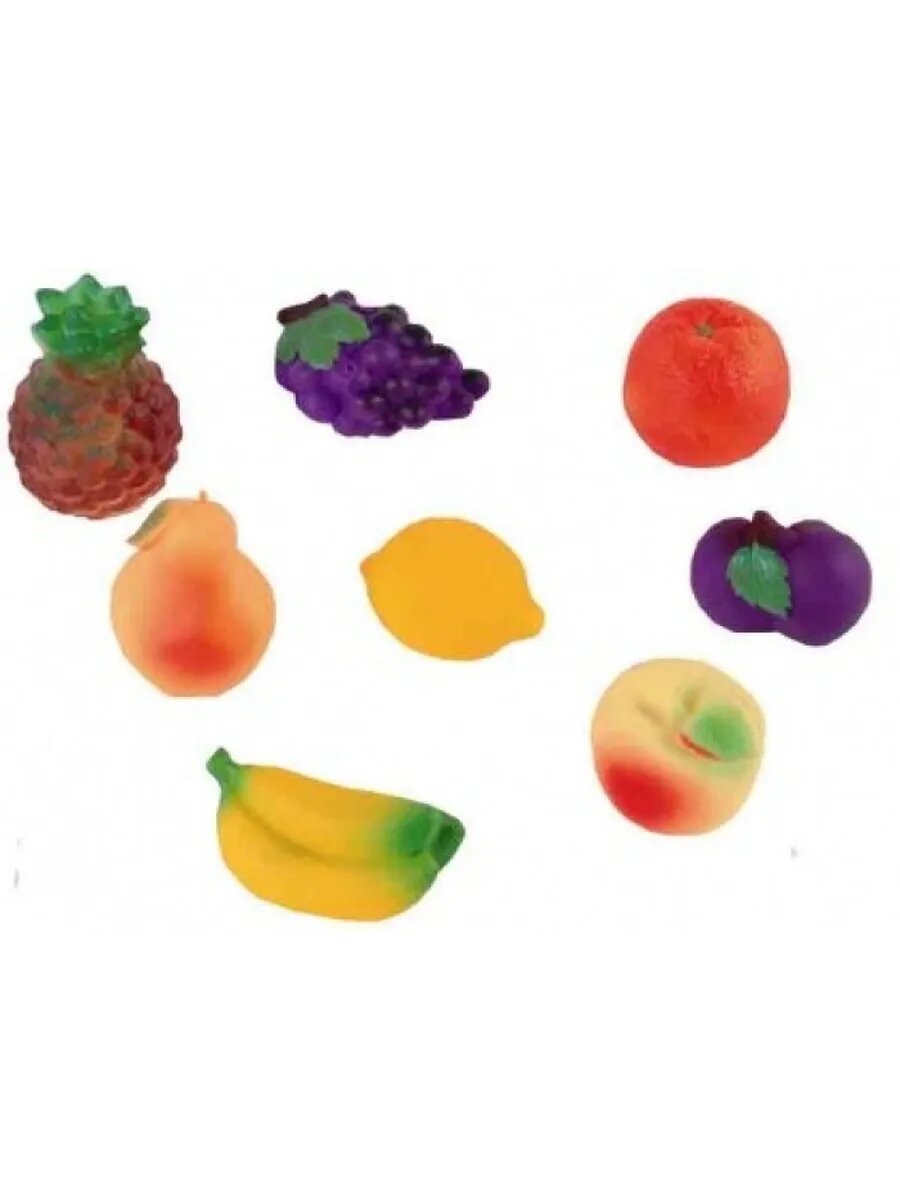 Набор резиновых игрушек Фруктов С-772 Огонек /6/