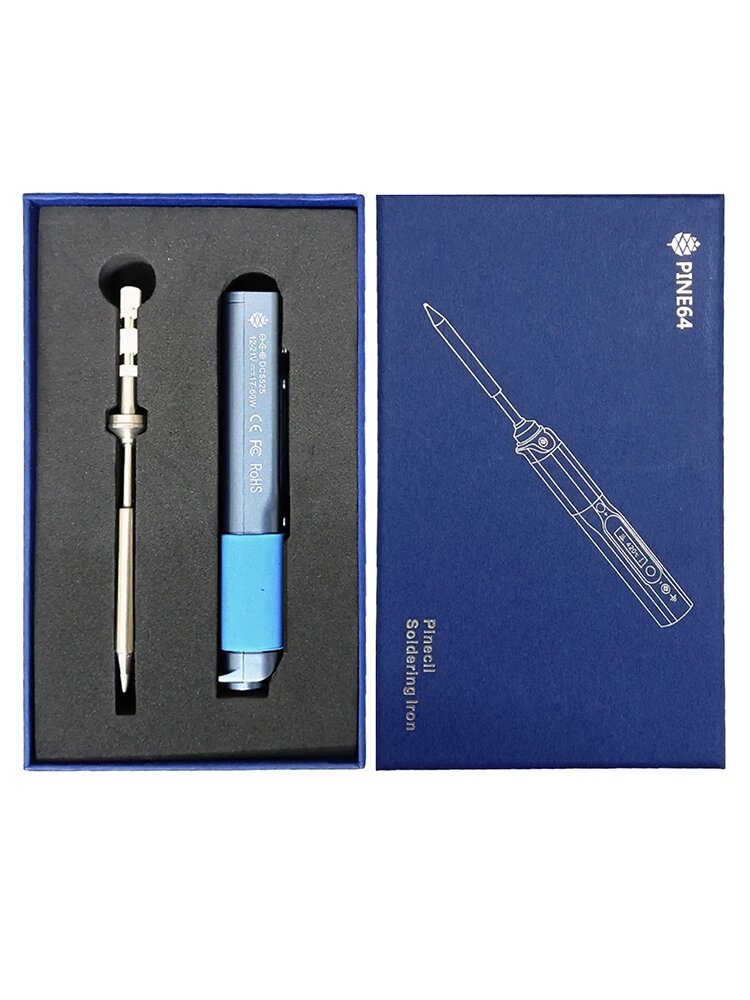 Pine64 Pinecil V1 умный паяльник PINE64 Blue