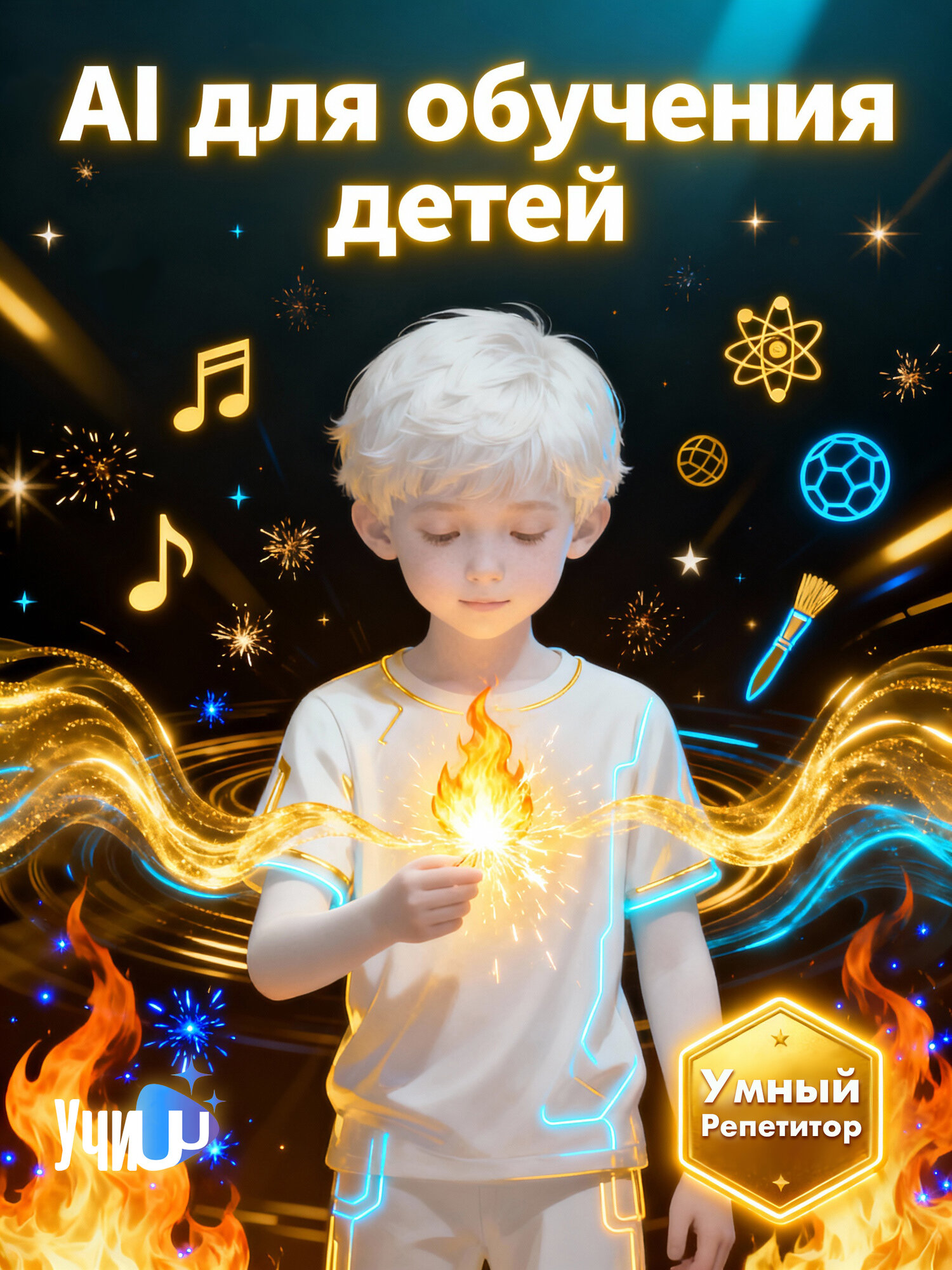 AI/ИИ для обучения детей: индивидуализация учебных программ, игровое обучение, развитие мышления и мотивации