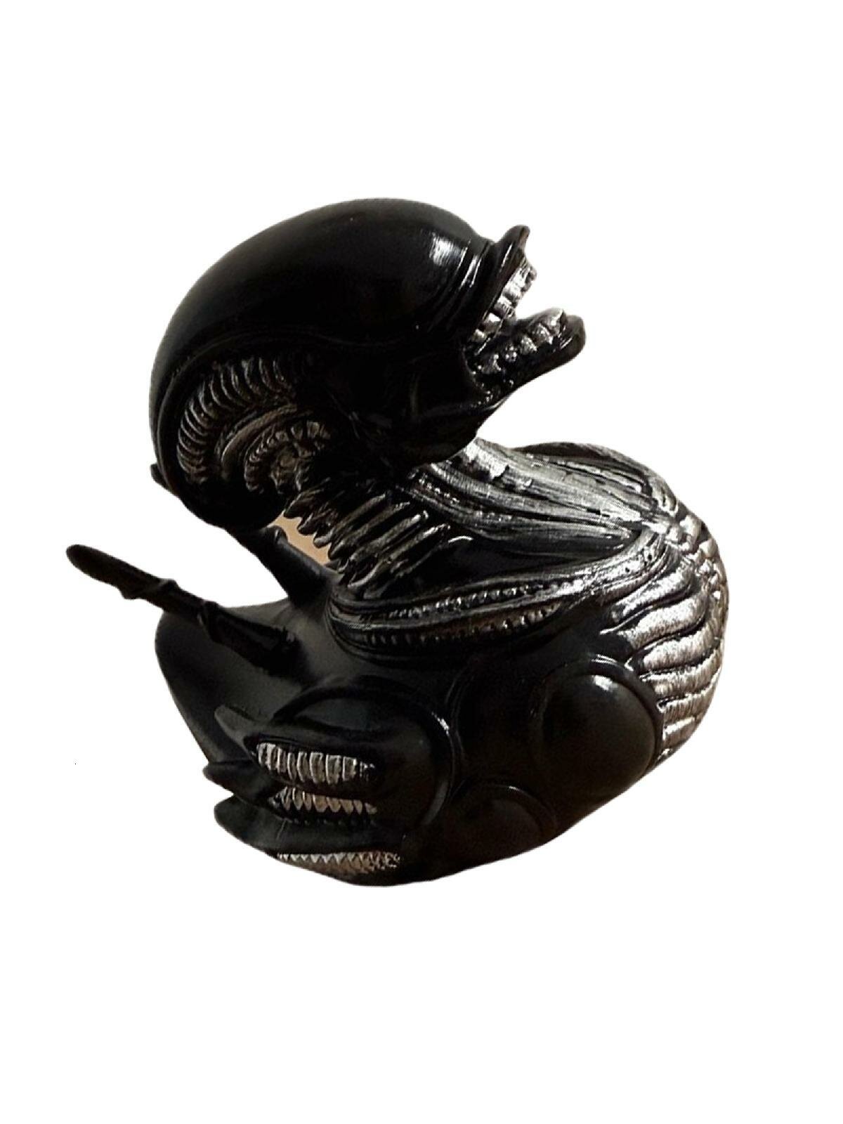 Мини-статуэтка Злой инопланетной утки, фигурка из декоративных смол, автомобильные приборные панели, Декоры столов
