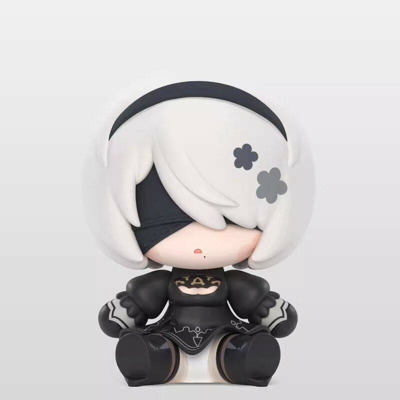 Фигурка NieR: Automata A2 Girl 2B, красивая модель девушки, аниме, двухмерное украшение для компьютерного корпуса.