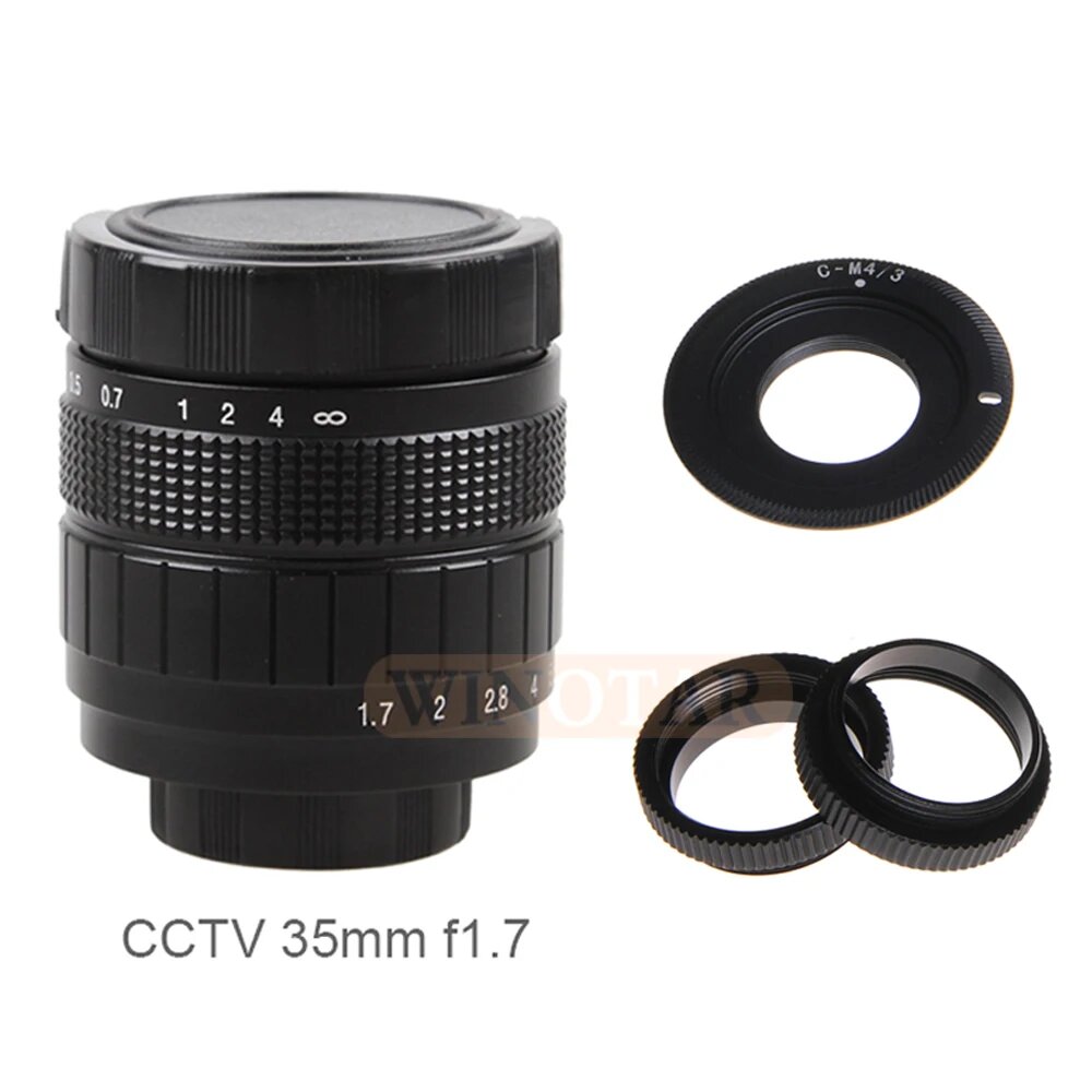 WINOTAR Объектив FUJIAN 35mm F1.7 для Panasonic Micro 4/3