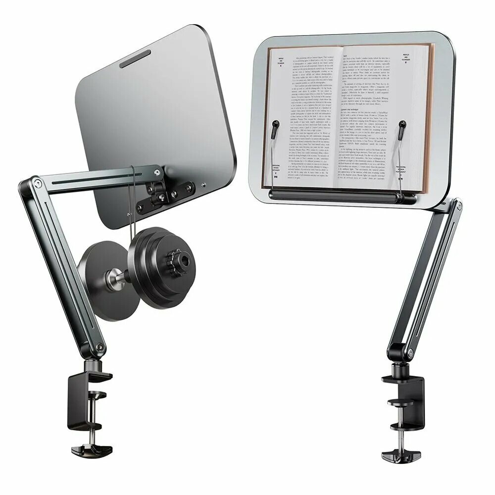 Книжная подставка BR229 P87, с роликовым зажимом для книг