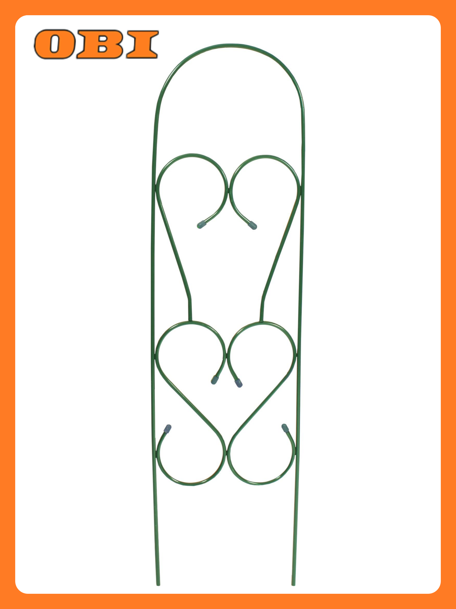 Шпалера Клевер-С "Узорная", для вьющихся растений, неразборная, металл, 1.35 м