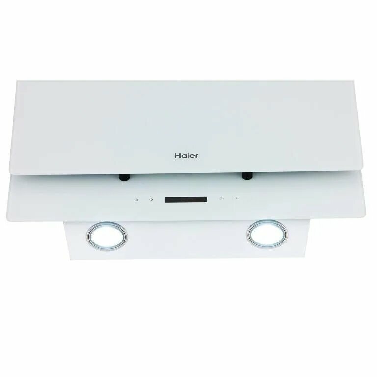 Наклонная вытяжка Haier HVX-W672GW белая, Сенсорное управление, Мощность 700 м3/ч — фото 1