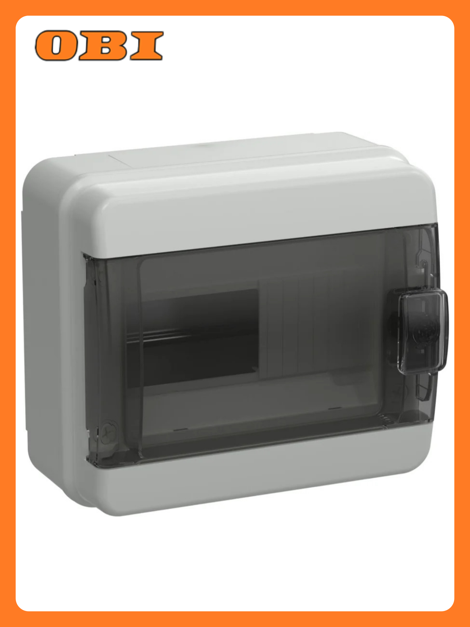 Корпус пластиковый IEK TEKFOR КМПн-8 IP65 черная прозрачная дверь