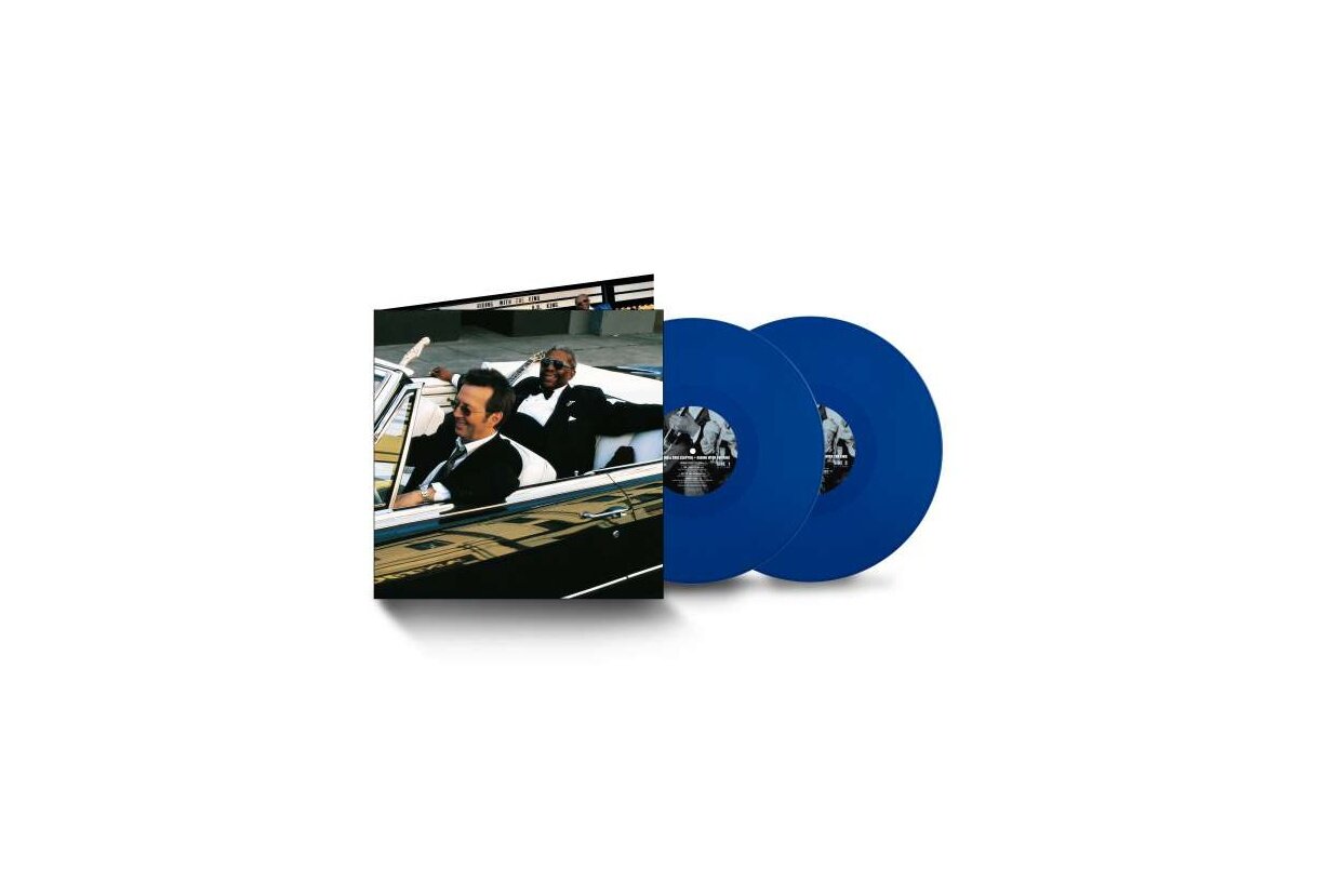 Виниловая пластинка Eric Clapton & B.B. King - Riding With The King (20th Anniversary Expanded Edition) (Indie Retail Exclusive) (remastered) (180g) (Limited Edition) (Blue Vinyl) (2 LP)