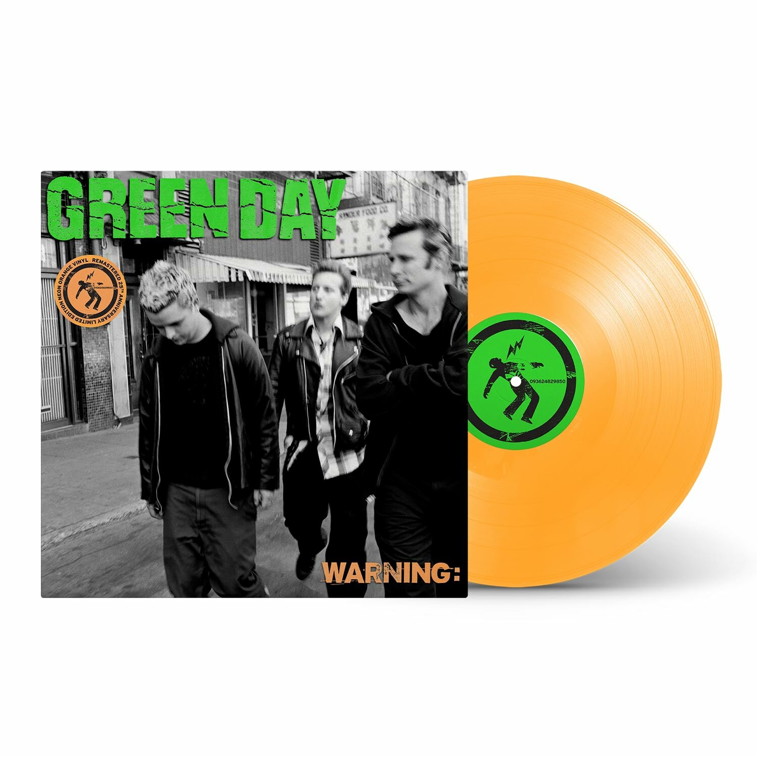 Green Day "Виниловая пластинка Green Day Warning:- Orange"