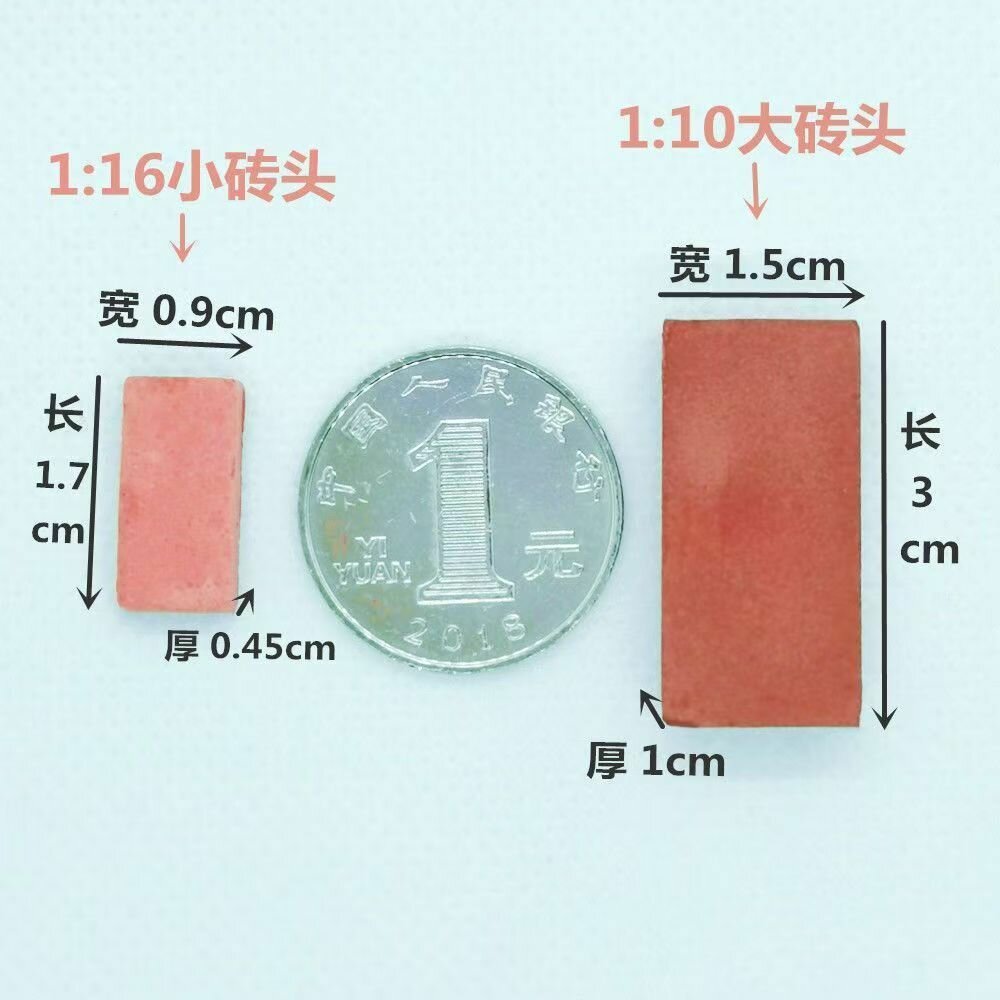 1:16 Миниатюрные симуляционные кирпичи, красные и белые кирпичи, модель, маленькие плитки, строительство, песочный стол, игрушки для строительства домов и стен