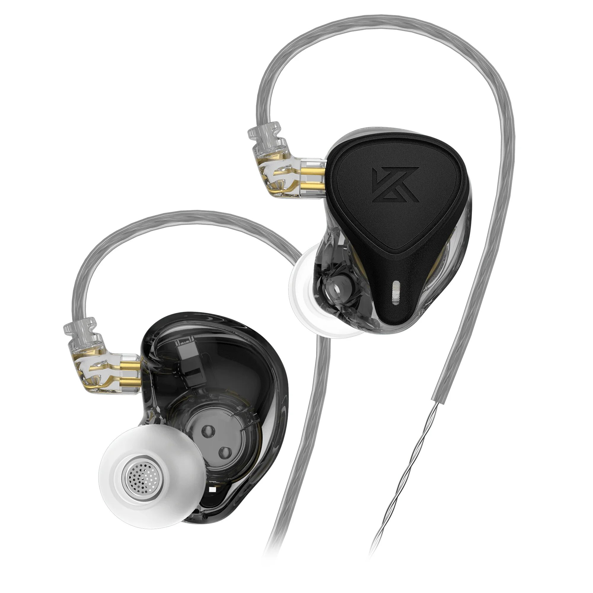 Наушники KZ ZEX Pro without Mic, гибридные, проводные, внутриканальные, black