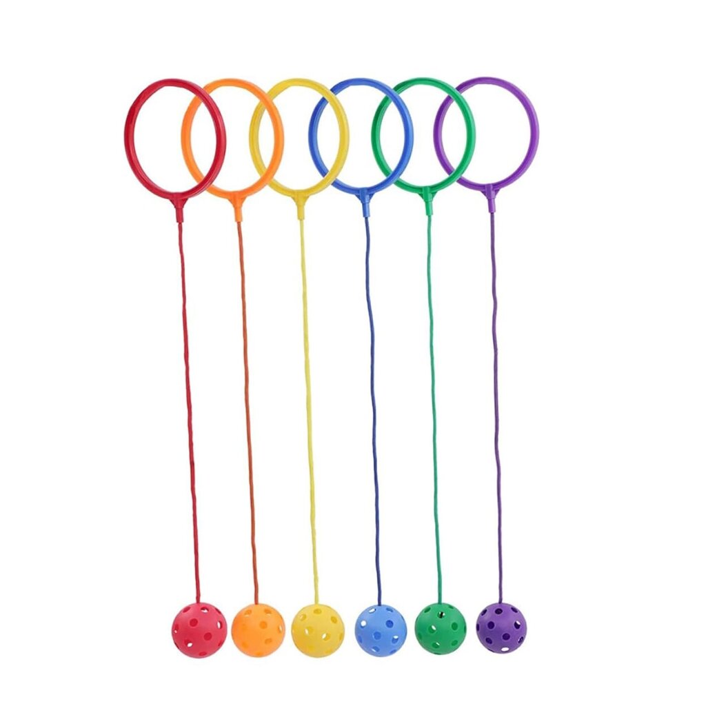 Набор Колец Для Прыжков С Обручем На Лодыжке Для Детей И Взрослых Безопасные Мячи Для Упражнений Тренировка Координации Фитнес Развлечения