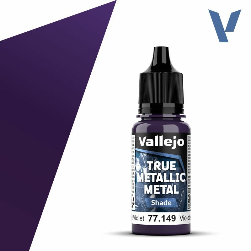 Акриловая краска для моделирования - Vallejo True Metallic Metal - Celestial Violet (Shade)