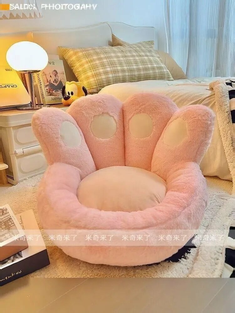 Кресло-мешок с подушкой в виде кошачьей лапы, 50*45*13 см (размер для взрослых)