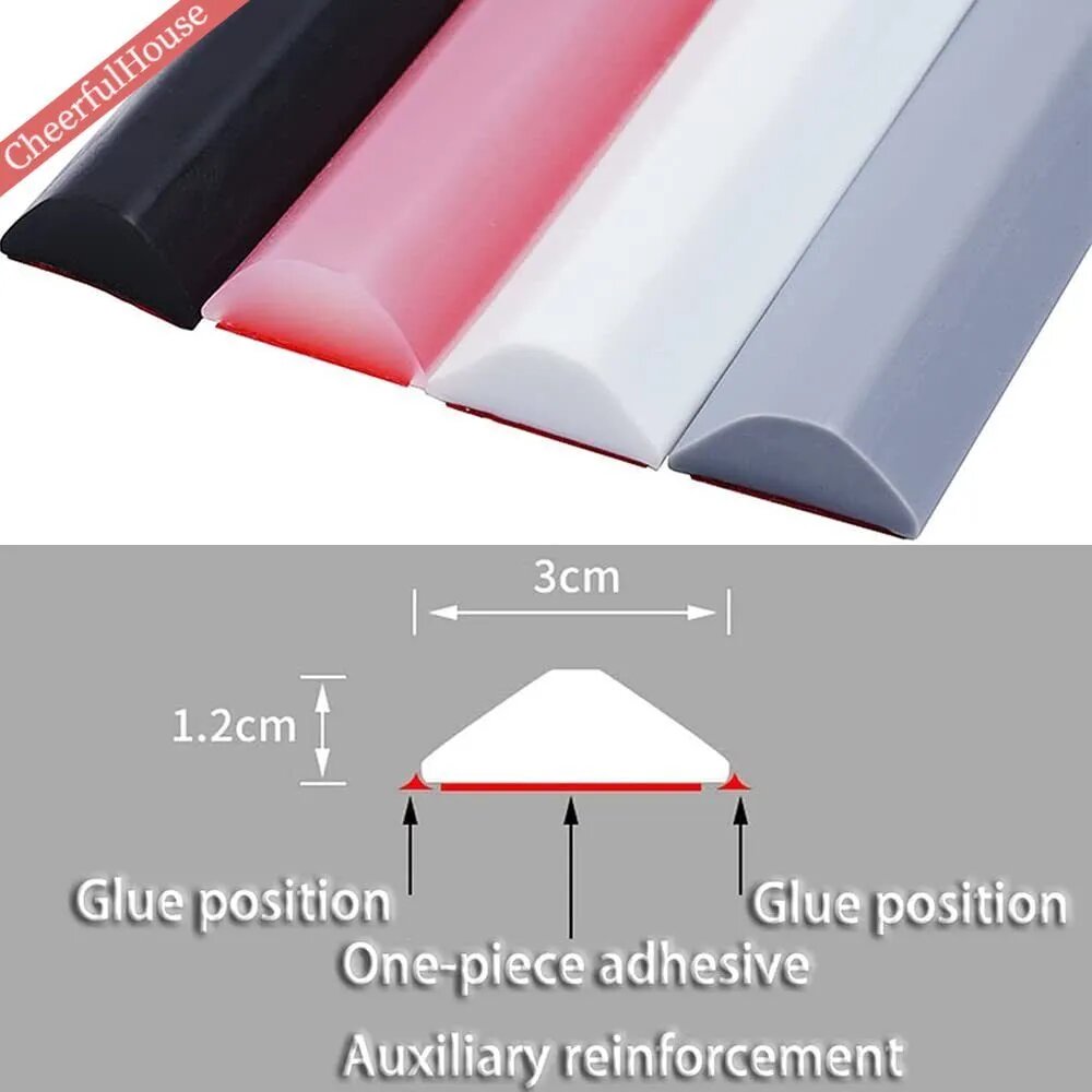 Силиконовый сгибаемый водяной барьер для душа, удерживающая полоса для воды для ванной комнаты, барьер для стиральной машины