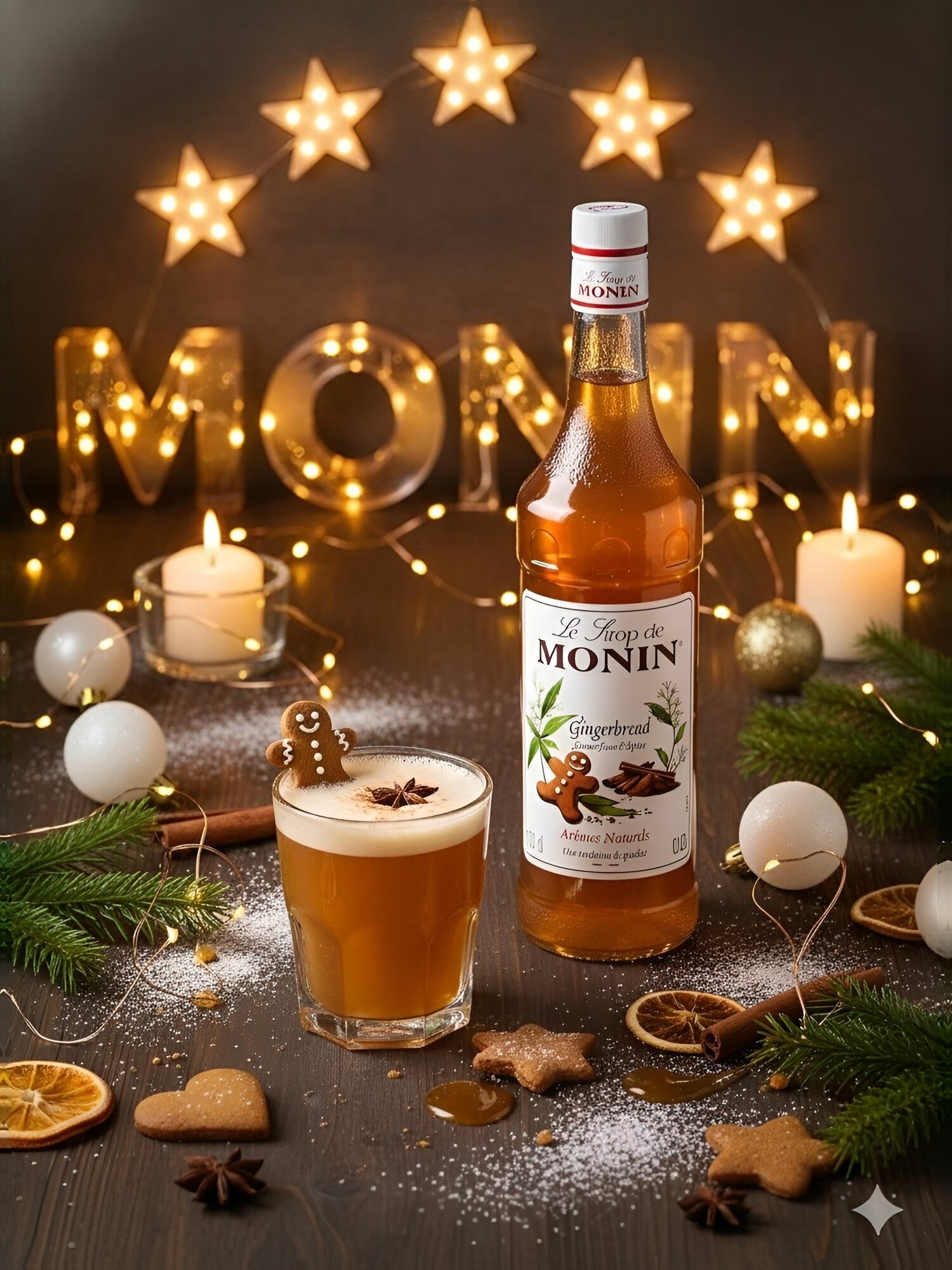 Сироп Monin Имбирный пряник, 1 л
