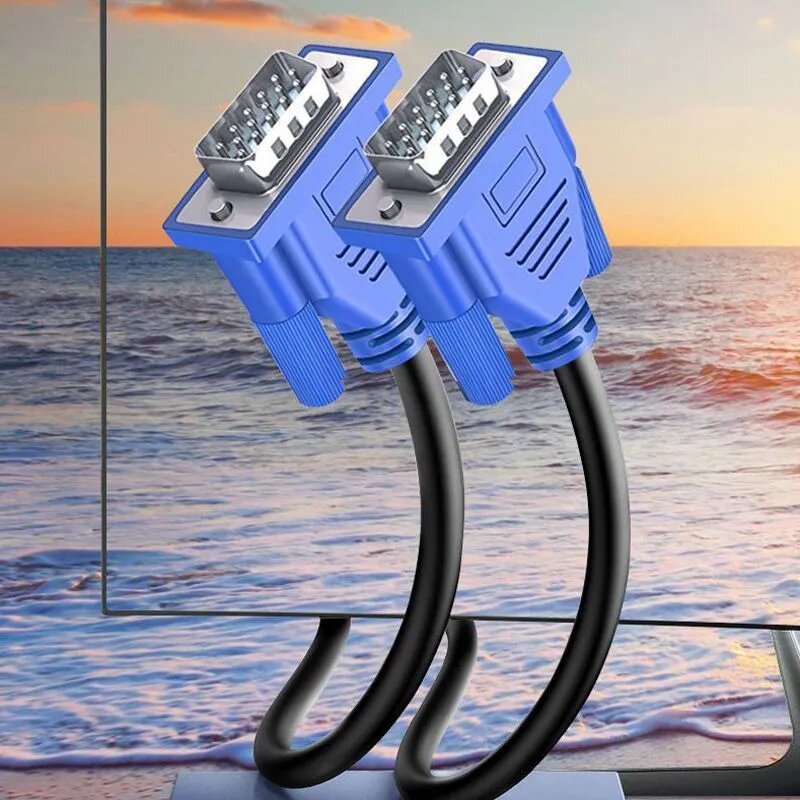 Видеокабель, 1.5 м, черный