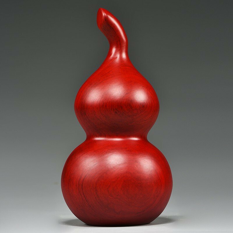 Красное деревянное резное украшение из тыквы, деревянная тыква для декора гостиной, подарок на новоселье или открытие магазина