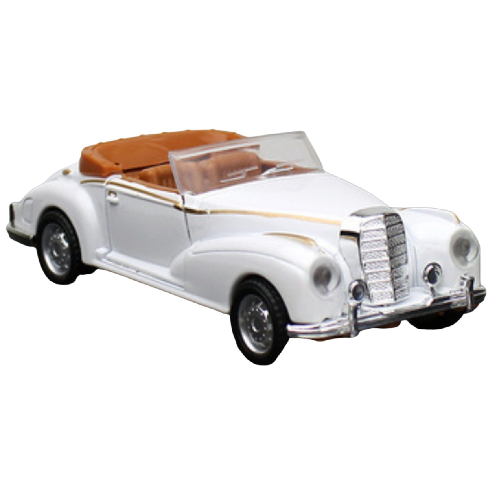 Модель машины Mercedes-Benz кабриолет классический автомобиль из металла со звуковыми и световыми эффектами масштаб 1:36, игрушка транспорт, модель машинки, металлическая игрушка машинка, длина 12.7см, ширина 5см, высота 4см