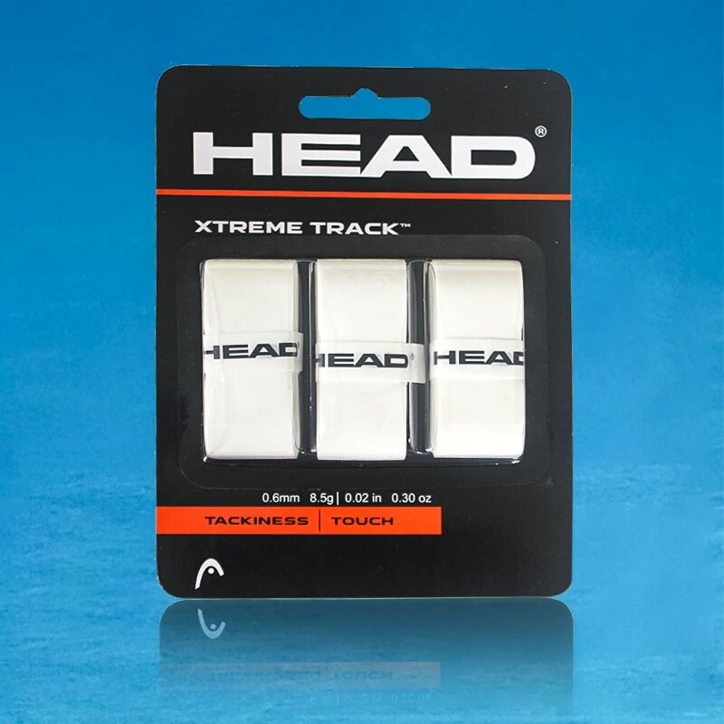 6 шт, намотки для теннисных ракеток HEAD 6PCS WHITE