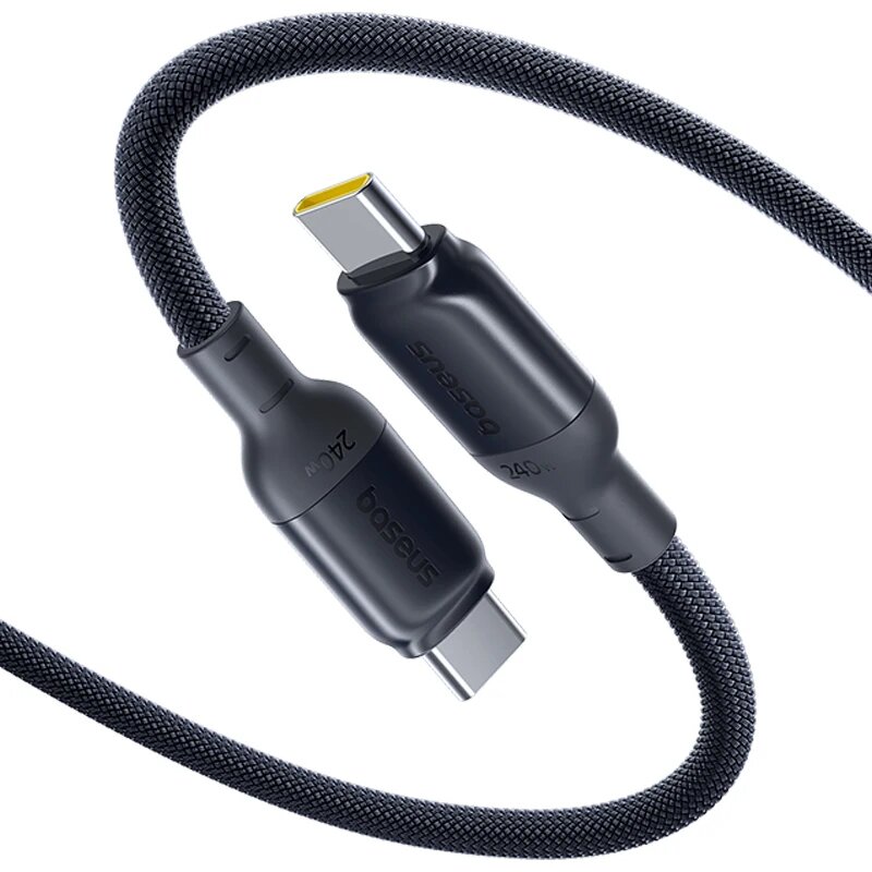 Baseus 240W USB-C кабель 2 м для MacBook, iPhone, Samsung