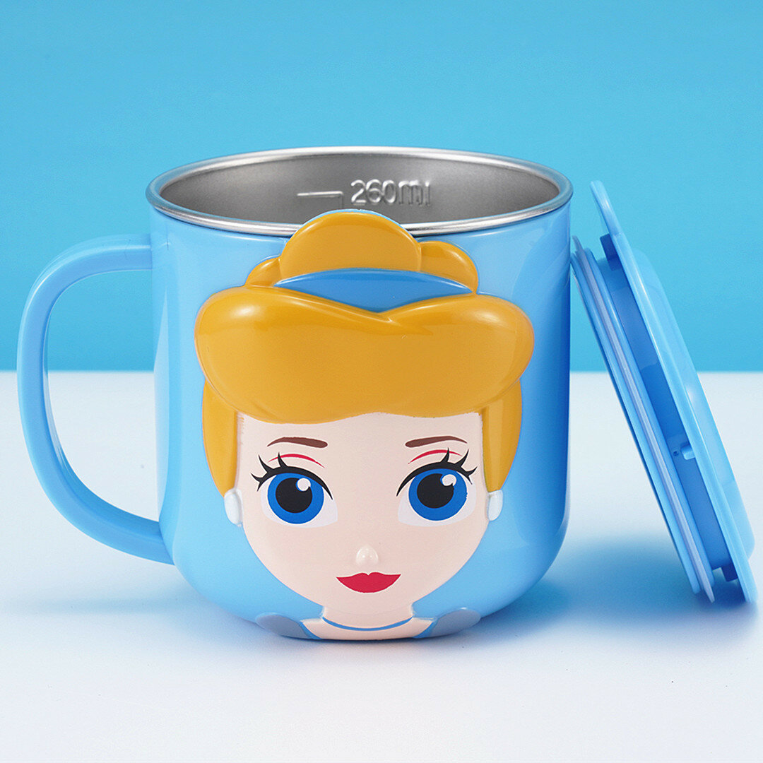 Детская стальная кружка для воды, кружка для питья для детей, антиударная домашняя кружка для молока, набор детской посуды