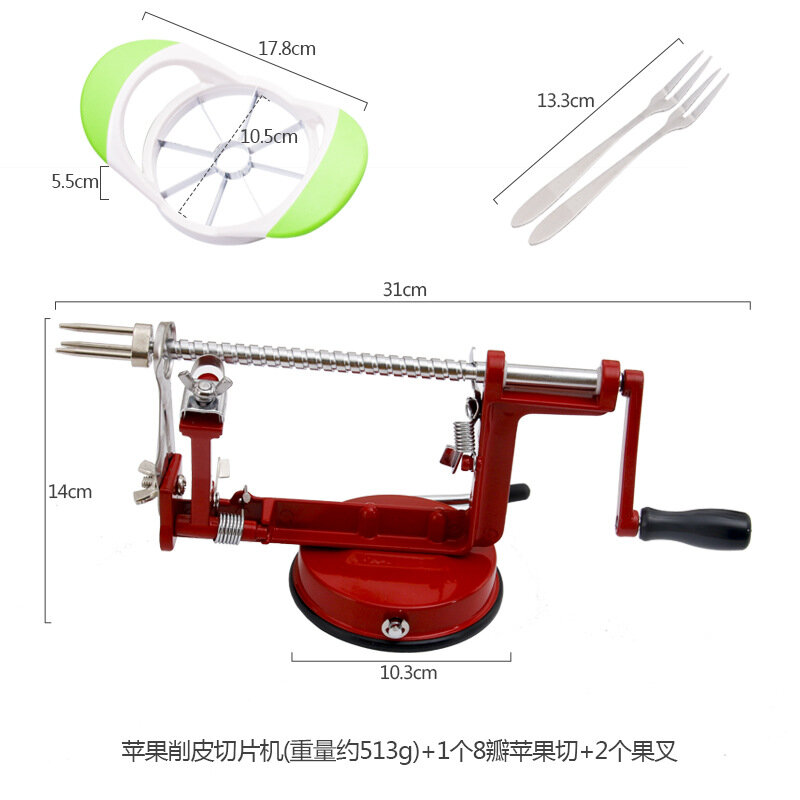 Овощечистка для фруктов, яблок, груш, полностью автоматическая, многофункциональная, ручная овощечистка