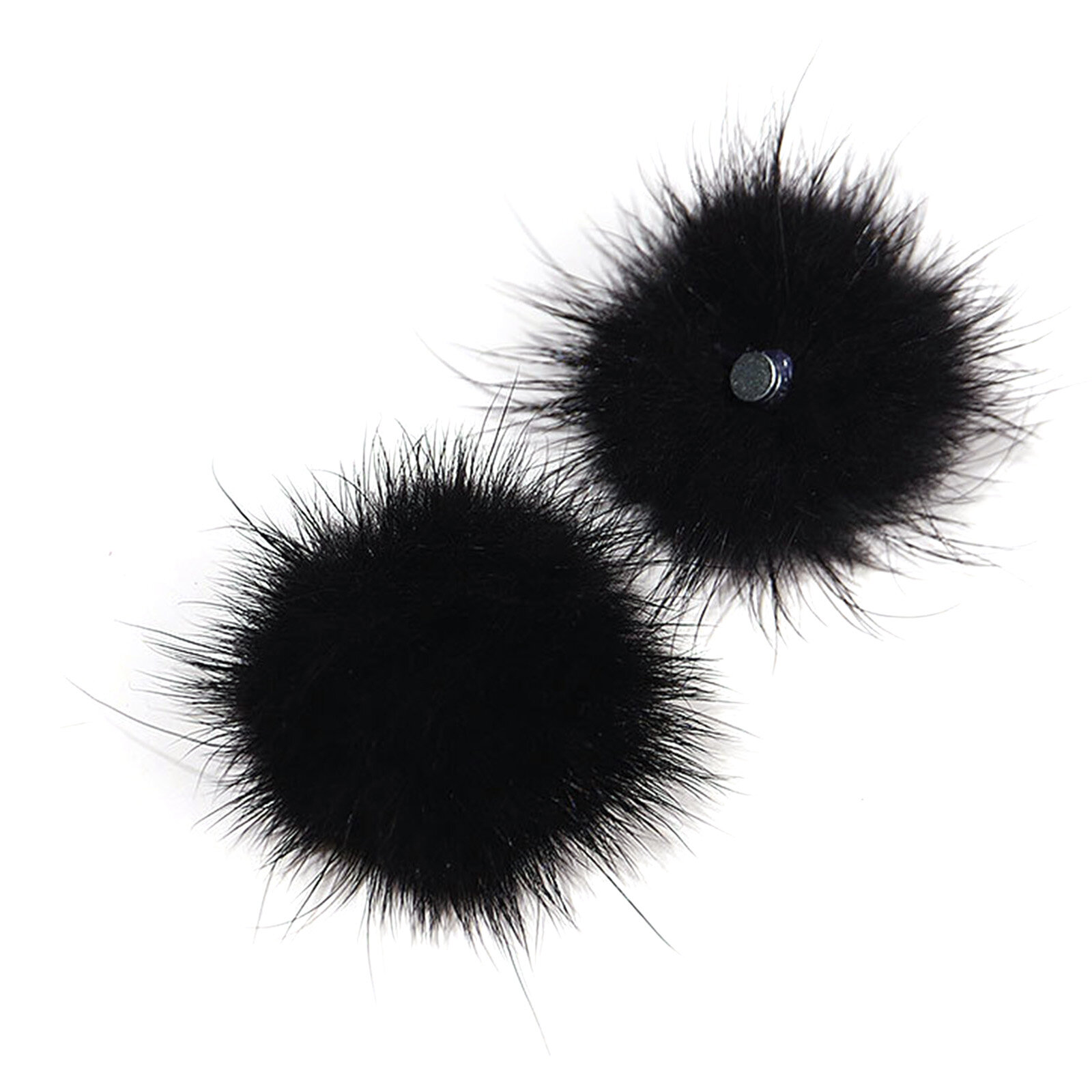 Аксессуары для маникюра DIY зимнего, Магнитные съемные украшения для ногтей 3D, Мягкие пуховые шарики из искусственной шерсти, Розовый/Белый/Черный/Серый/Золотой/Красный, 1 шт, Размер упаковки 8*5.3*1.1 см, Вес упаковки 5 г