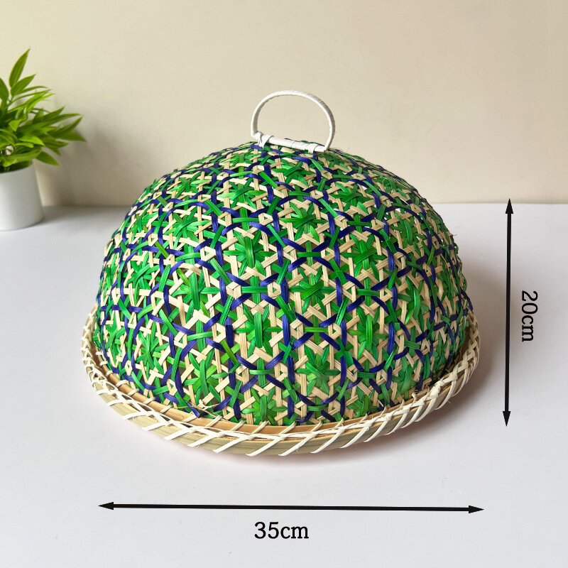 Вьетнамский бамбуковый плетеный чехол для посуды, ручной работы, пылезащитный, защитный от насекомых, чехол для еды, чехол для стола, защита от комаров