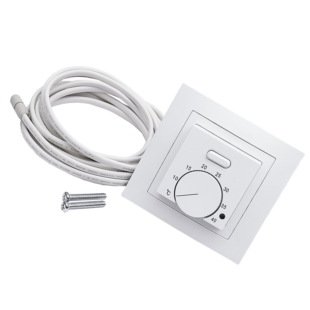 Manual Electric Thermostat 16A 220VAC For Residential Heating Control System