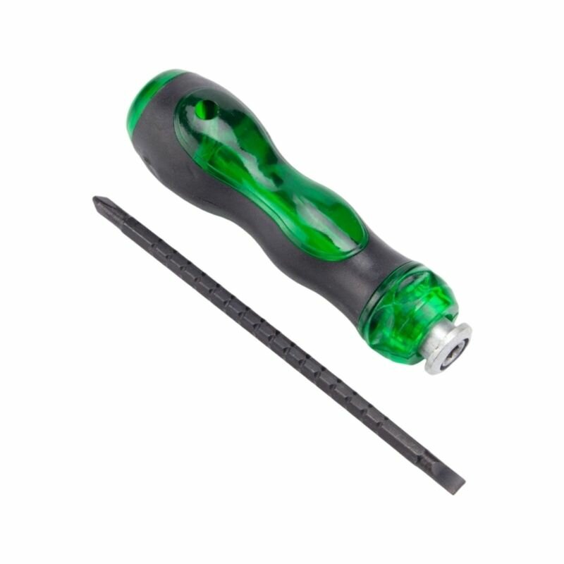 (1 шт.) Миниатюрная двухсторонняя отвертка (магнитная) - 5-дюймовая телескопическая