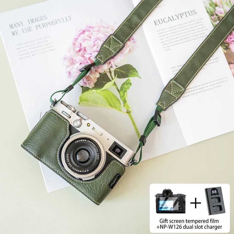 Чехол для Fujifilm X100VI, цвет X100VI Green set-1