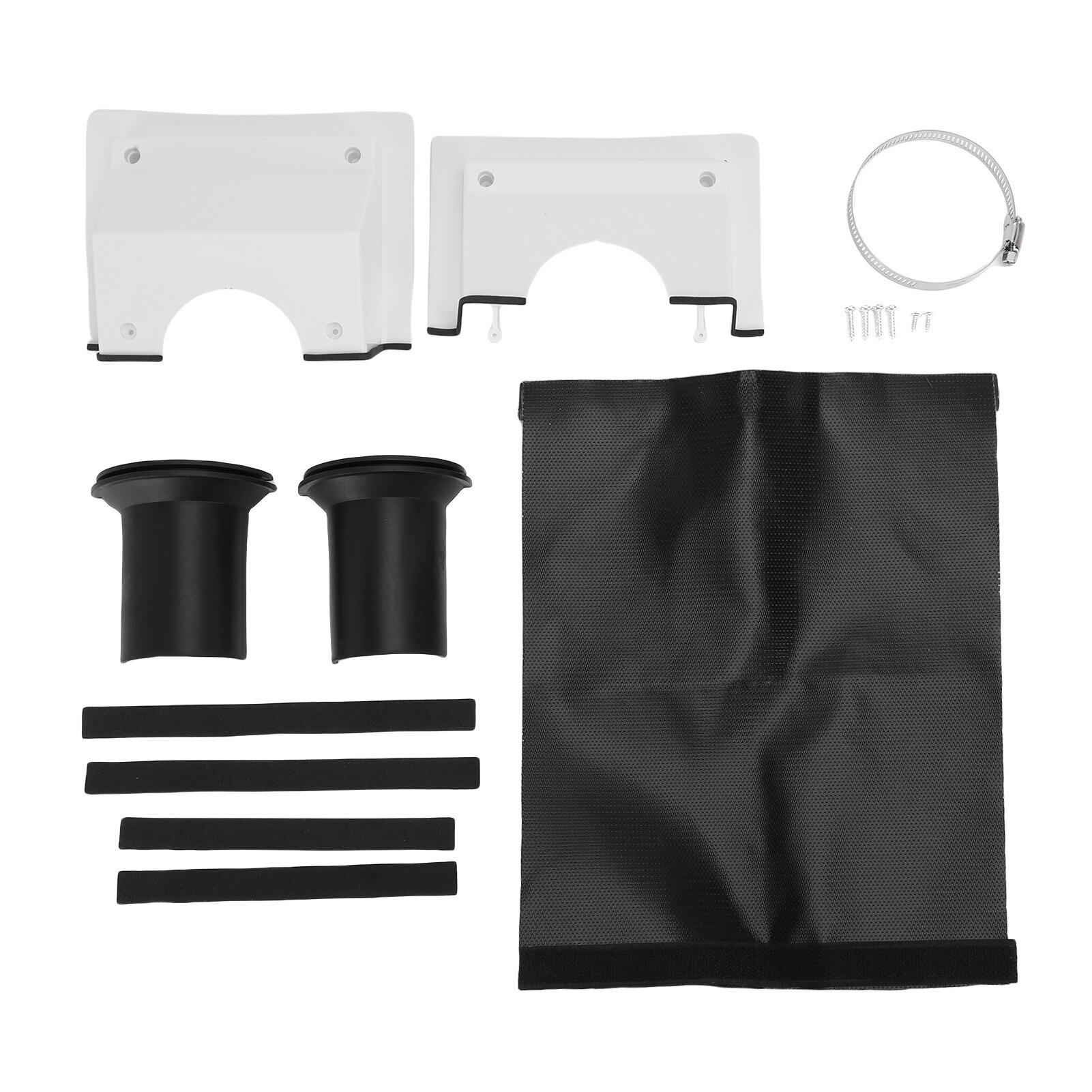 Комплект крышек для линии проникновения в стену HVAC, комплект разделенной линии переменного тока, настенное покрытие для внутреннего наружного кондиционера, белое