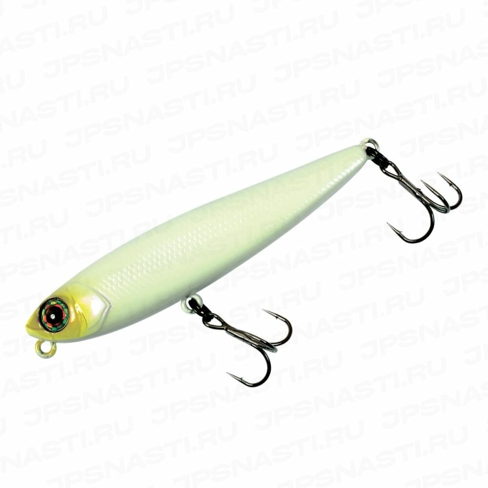 Японский волкер для рыбалки Jackall Chubby Pencil 55, 3.1 г, bone / Воблеры на жереха / Поверхностные приманки для ловли хищника