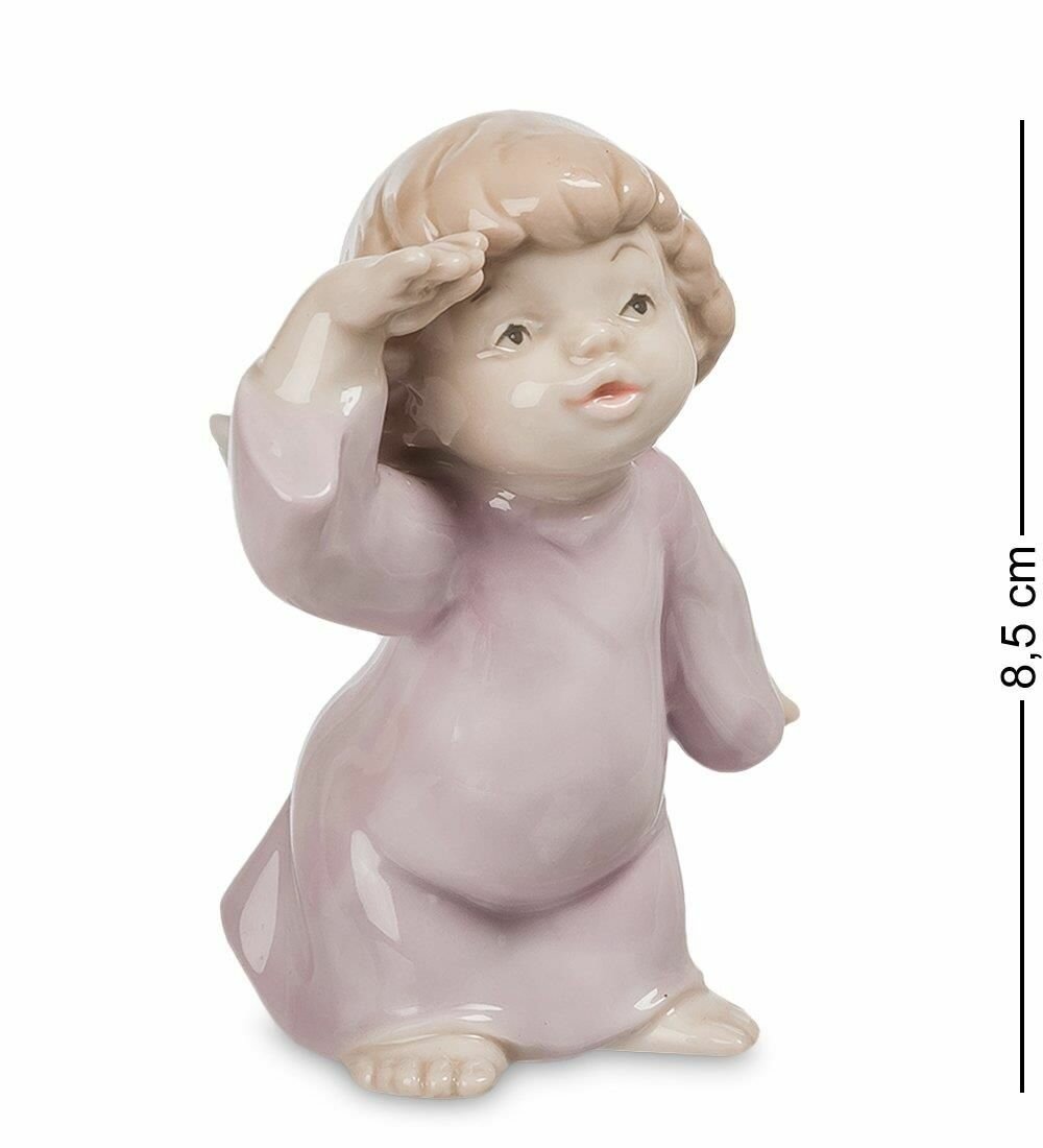 Фигурка настольная Ангелочек (Pavone) A13450 Pavone, Фарфор, в подарок