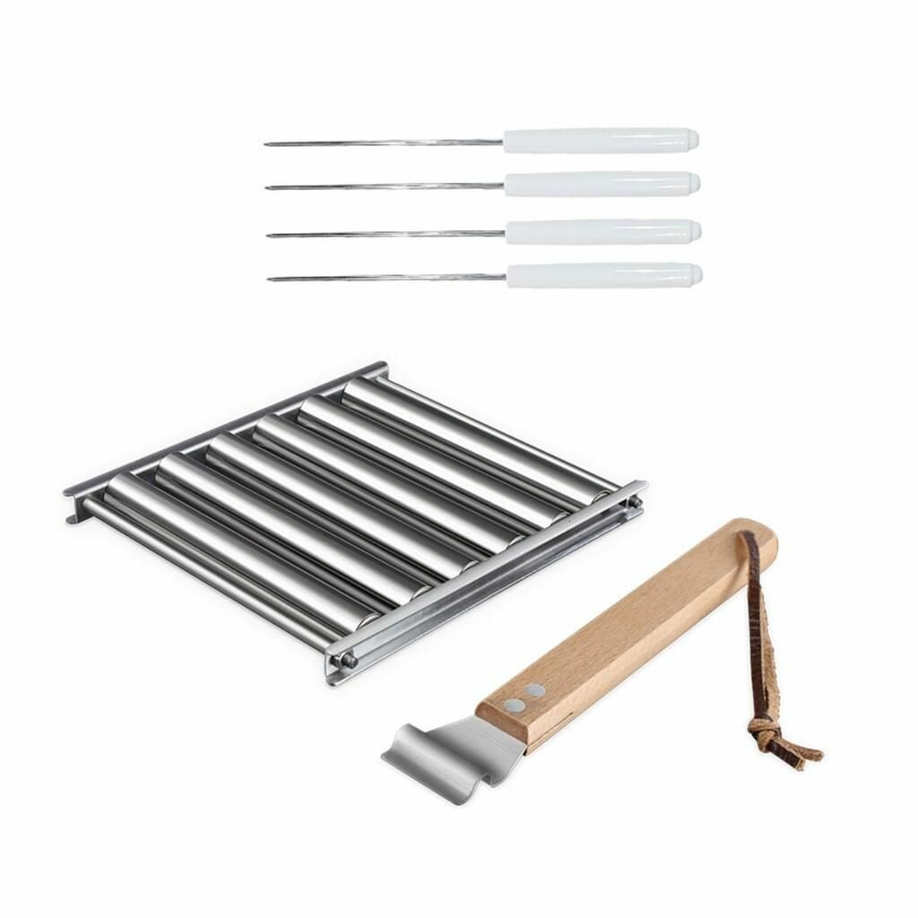 Роликовый гриль для хот-догов из нержавеющей стали