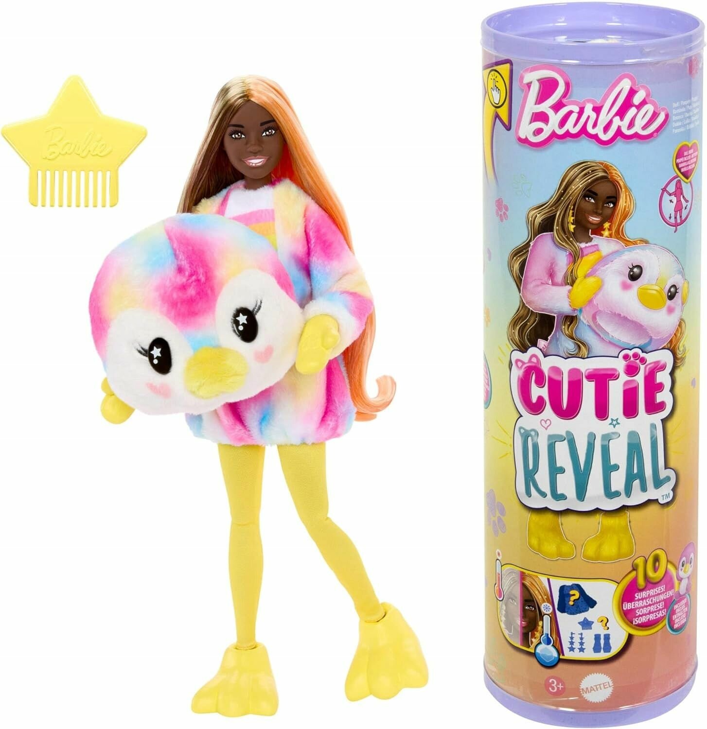 Кукла Barbie Cutie Reveal HRK40, в костюме пингвина, с сюрпризами