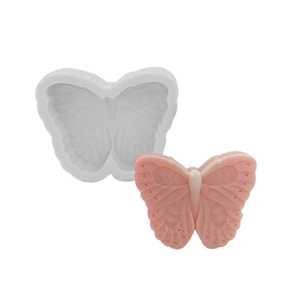Силиконовые Формы Бабочки для Украшения Дома Свечой Ручной Работы из Эпоксидной Смолы, Формы Для Мыловарения, Гипсовые Силиконовые Формы