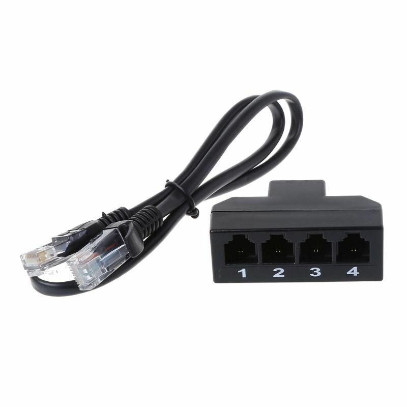 RJ11 на RJ45 разветвитель 1x4