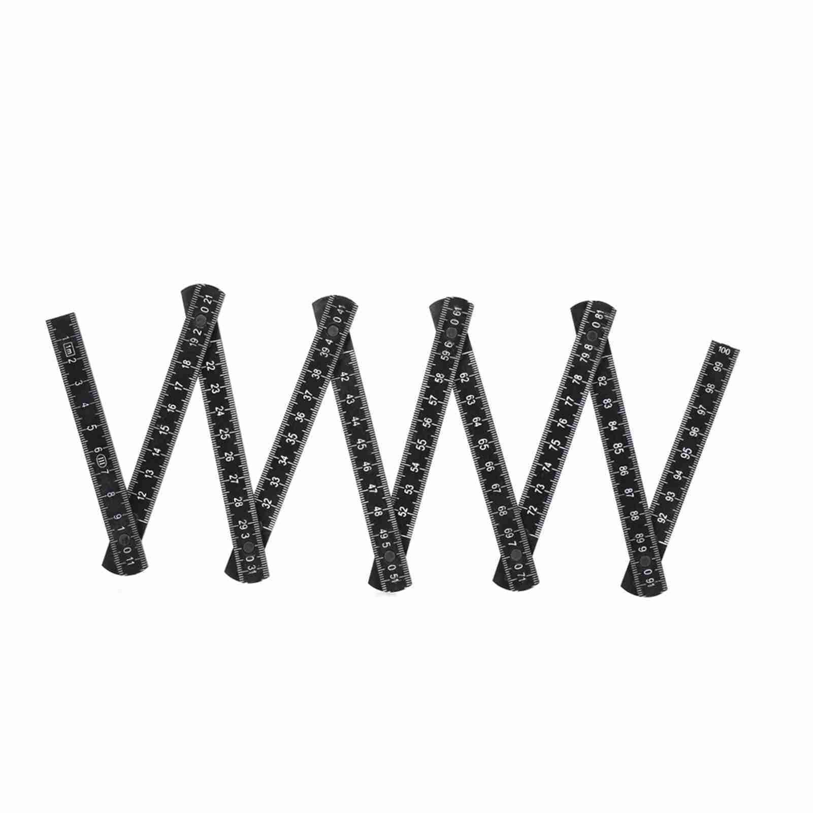 Складная линейка 1M Slide из десяти частей, 90 см, универсальная, для внутреннего использования, для обучения плотницким навыкам, легкий и компактный измерительный инструмент.