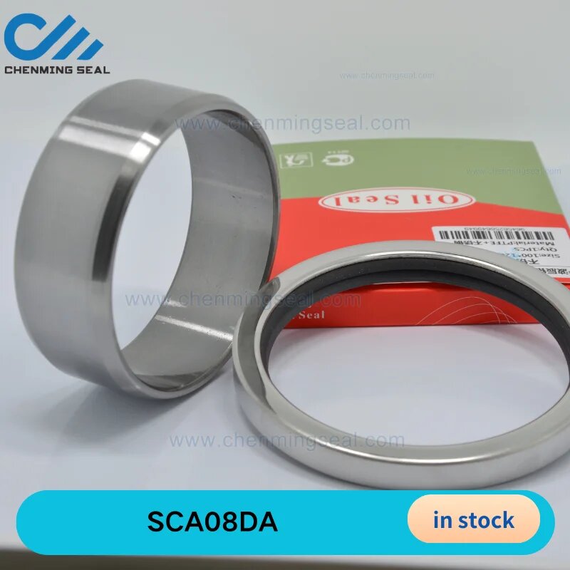 Комплект для ремонта TMC SCA08DA, винтовой воздушный компрессор, запасные части, 1 шт. Птфэ масляное уплотнение и 1 вал ПК втулка, 2 шт. в комплекте