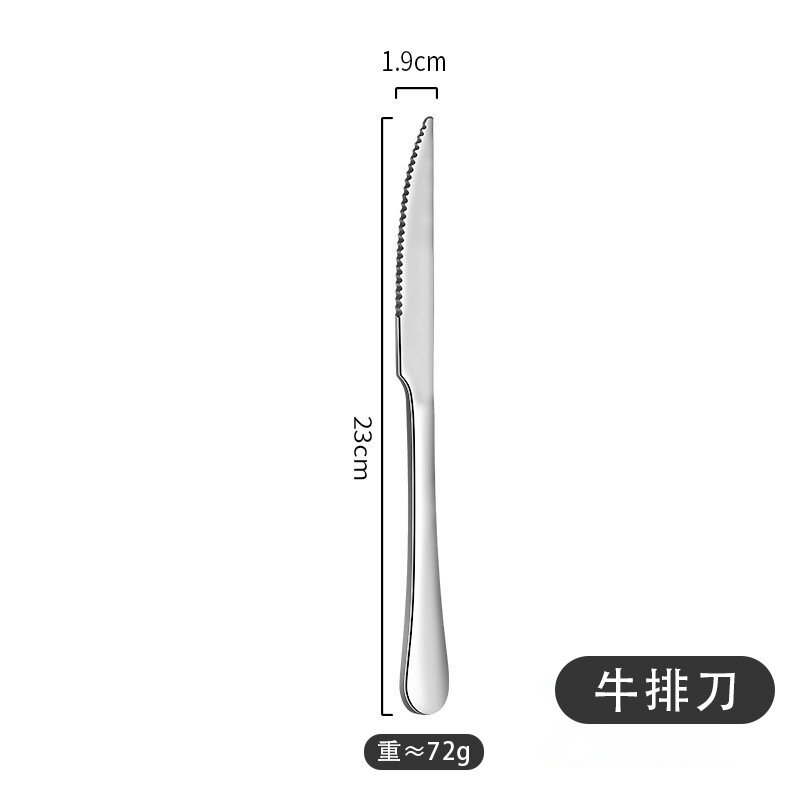 Набор столовых приборов из нержавеющей стали 1010 для западной кухни, набор ножей, вилок и ложек для стейков, высококачественные десертные и кофейные ложки и вилки для отелей