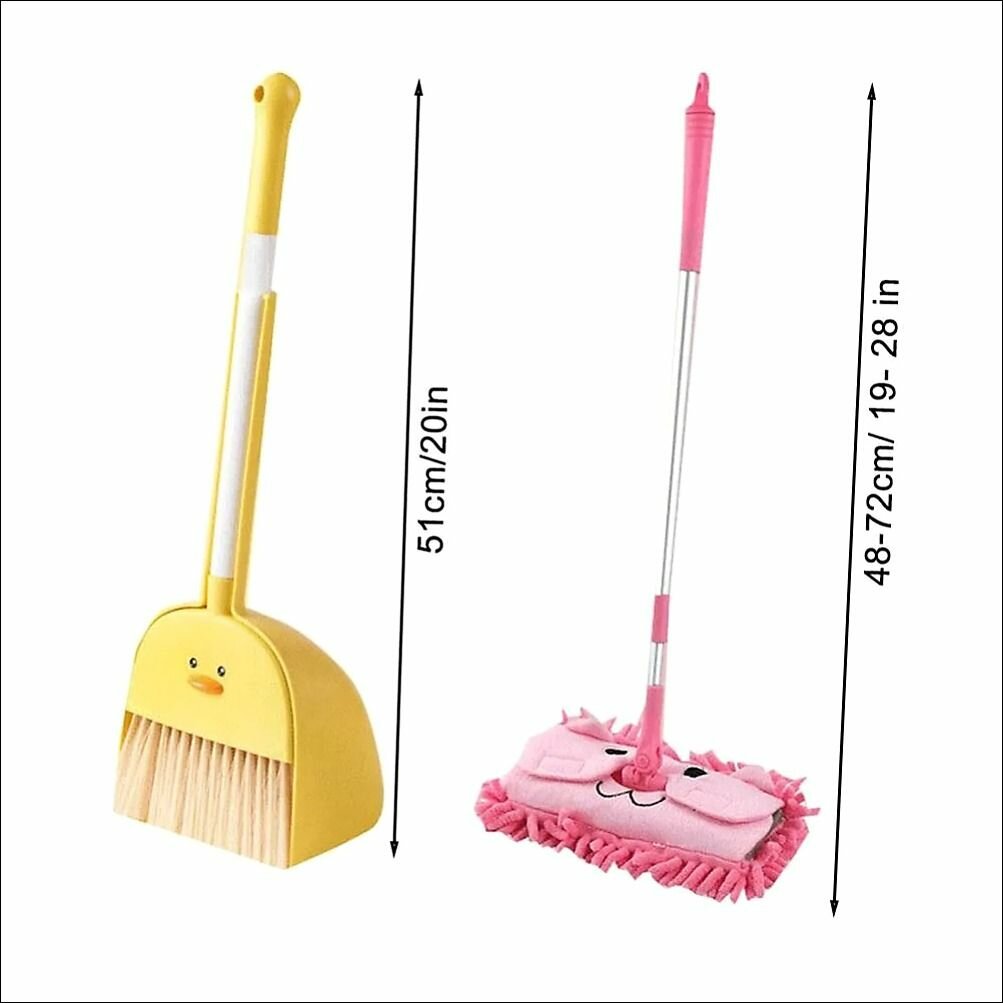 Детский веник, совок для мусора, набор швабр игрушек